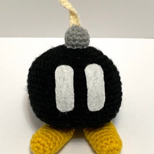 Super Mario Bomb Pattern - Wind up Bomb - Crochet Super Mario Pattern ...