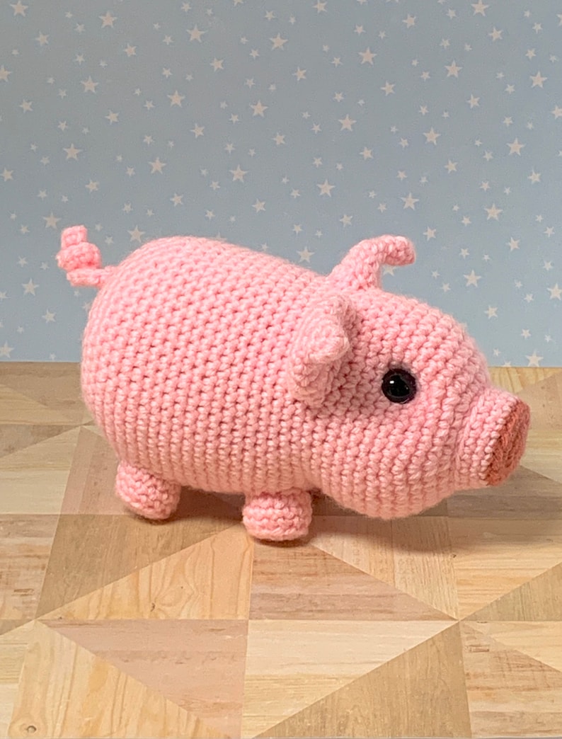 Crochet Pig Pattern Realistic Crochet Baby Pig Pattern - Etsy
