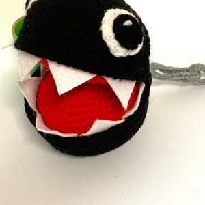 Super Mario Crochet Chain Chomp Pattern - Chompy Plush Pattern - Super ...