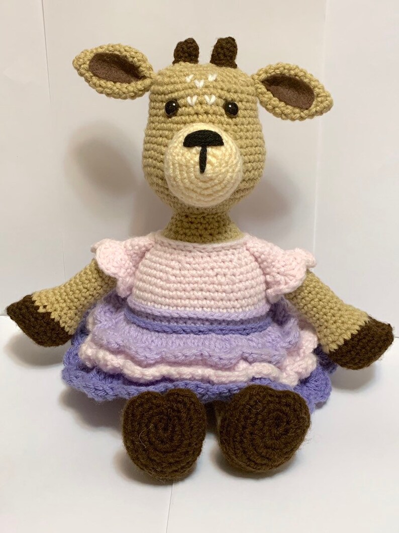 Crochet Fawn Pattern Crochet Deer Pattern Spring Crochet | Etsy