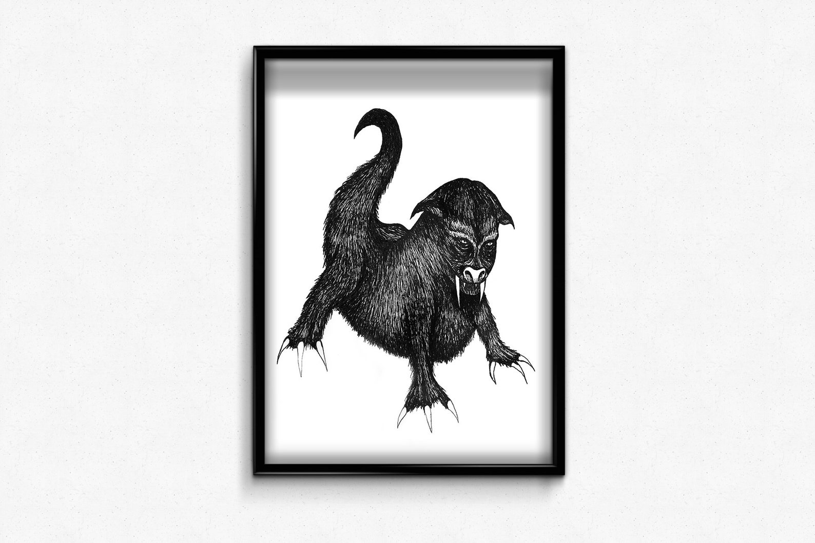 BUNYIP Cryptid - A5 Print - Etsy