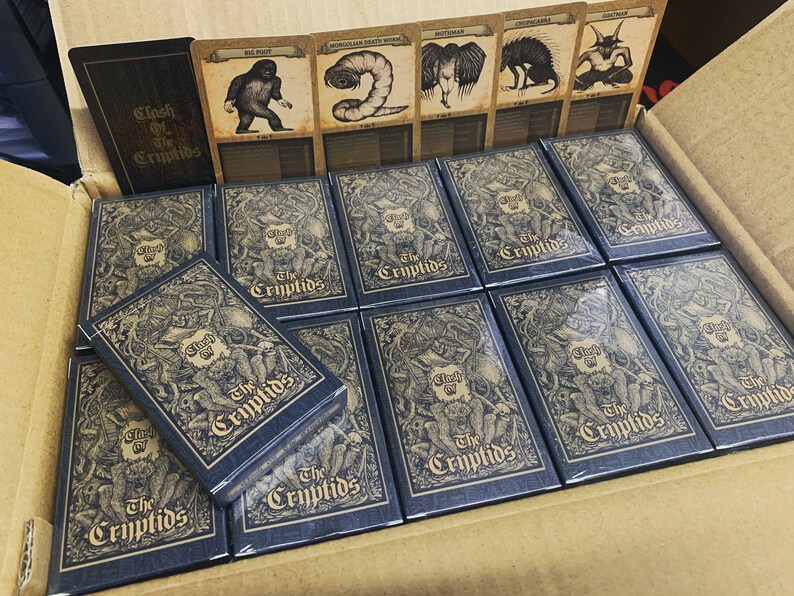 Clash of the Cryptids A Card Playing Battle Game PRE ORDER | Etsy