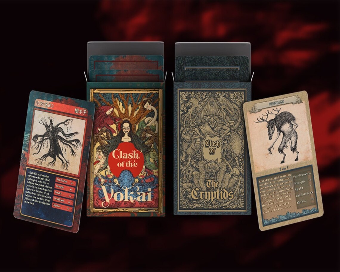 Clash of the Cryptids & Clash of the Yokai Bundle A Card - Etsy