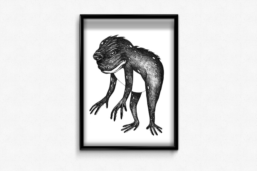 Yara Ma Yha Who Cryptid - A5 Print - Etsy
