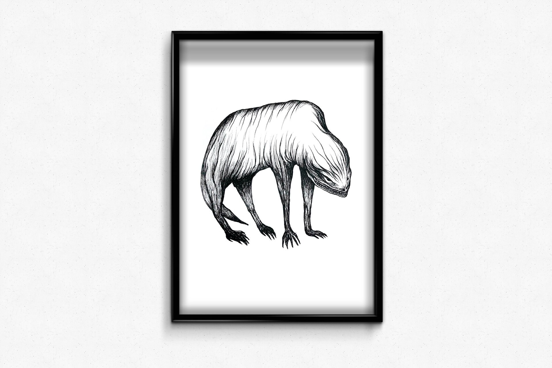 A MI KUK Cryptid - A5 Print - Etsy