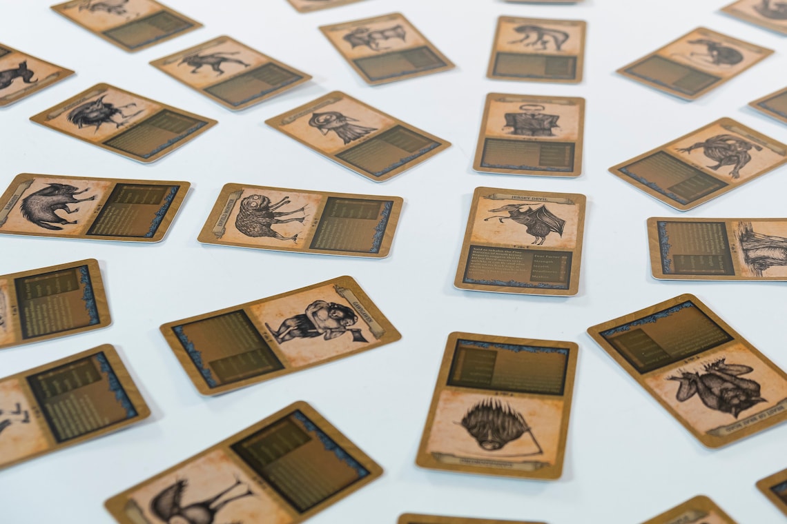 Clash of the Cryptids A Card Playing Battle Game - Etsy Australia