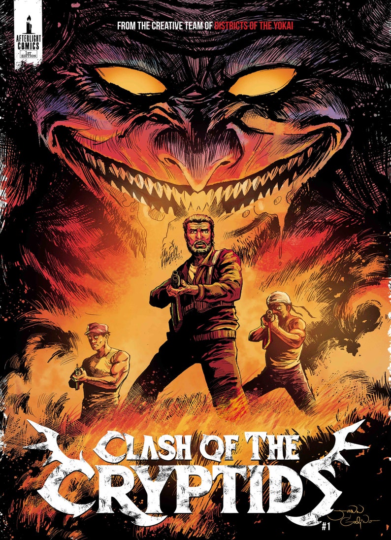 Clash of the Cryptids #1 - A Horror Comic Series - Etsy