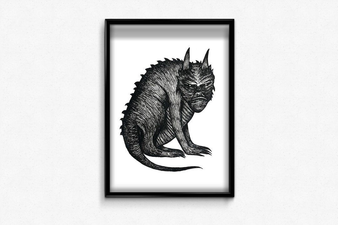 BUKAVAC Cryptid - A5 Print - Etsy