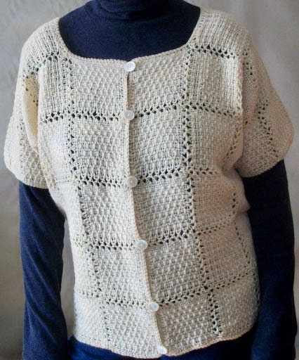 Pin Loom Weaving Pattern Pdf for Short Sleeve Lacy Cardigan - Etsy