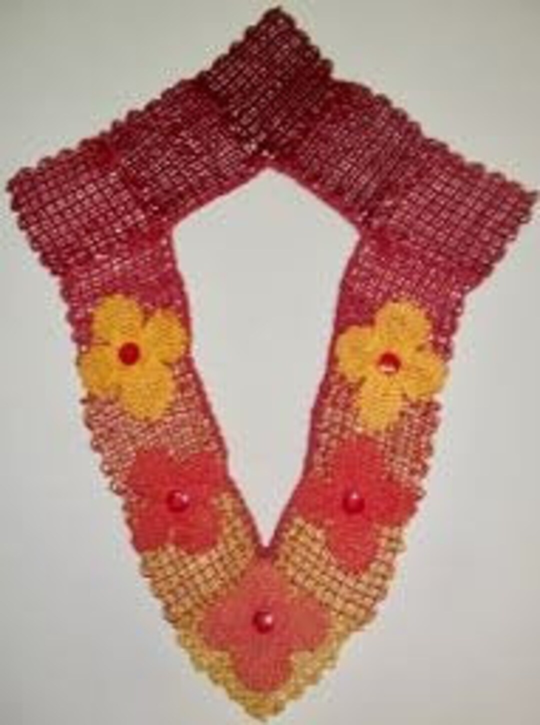 Pin Loom Weaving Pattern Pdf for a Lace Collar in Four Styles, Instant ...