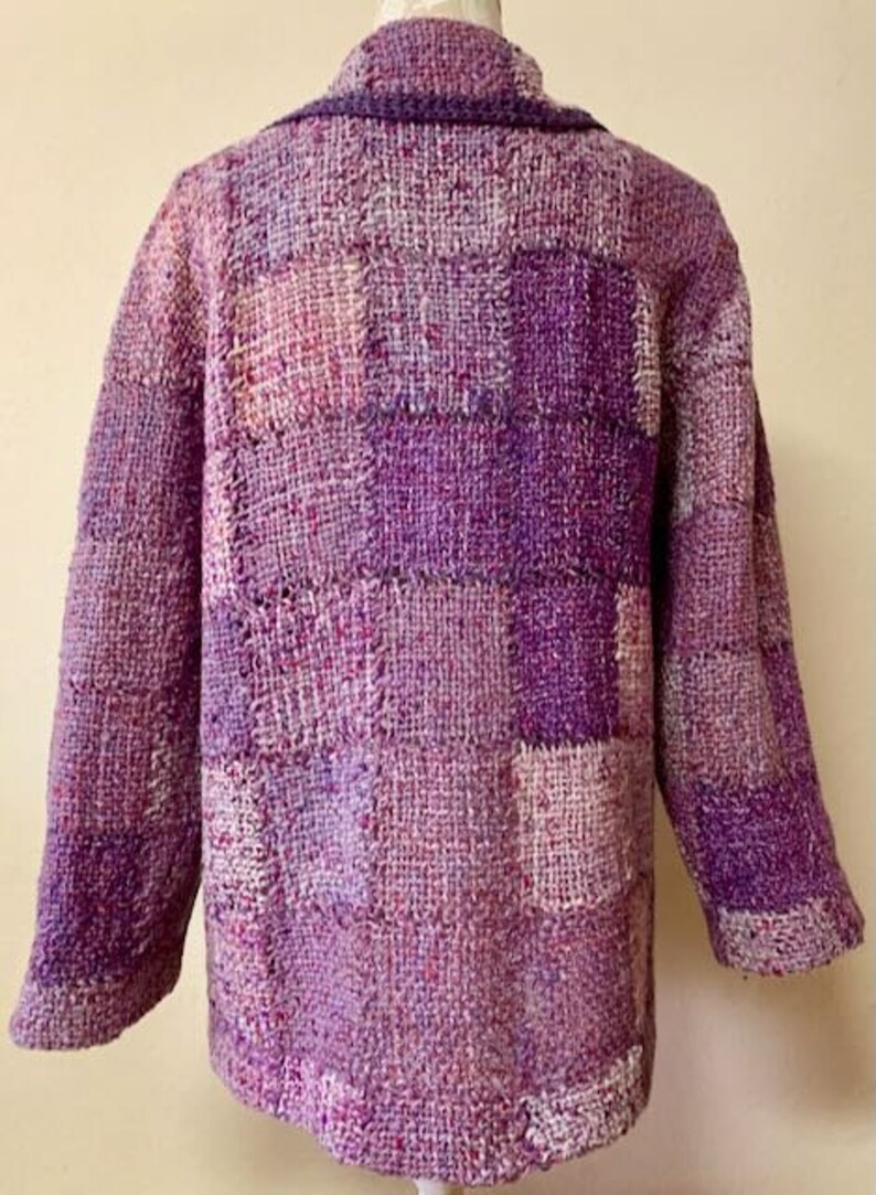 Pin Loom Weaving Pdf Pattern for the Painted Jacket Two Styles Two Ways ...