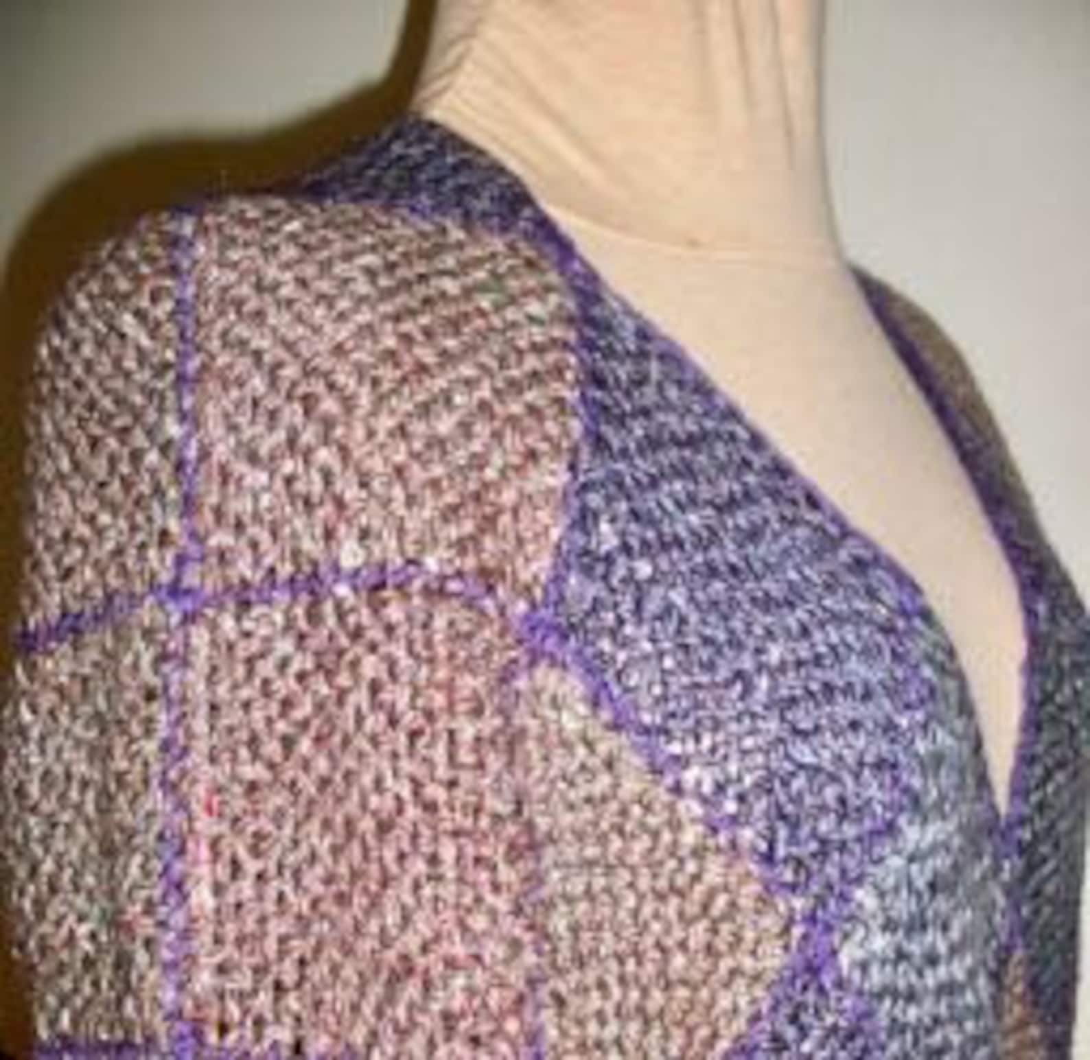 Pin Loom Weaving Pattern Pdf for a Bias Drape Cardigan Instant Download ...