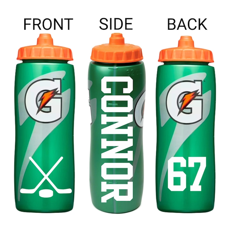 Personalized Gatorade Bottle, Custom Sports Water Bottle, Team Gift ...