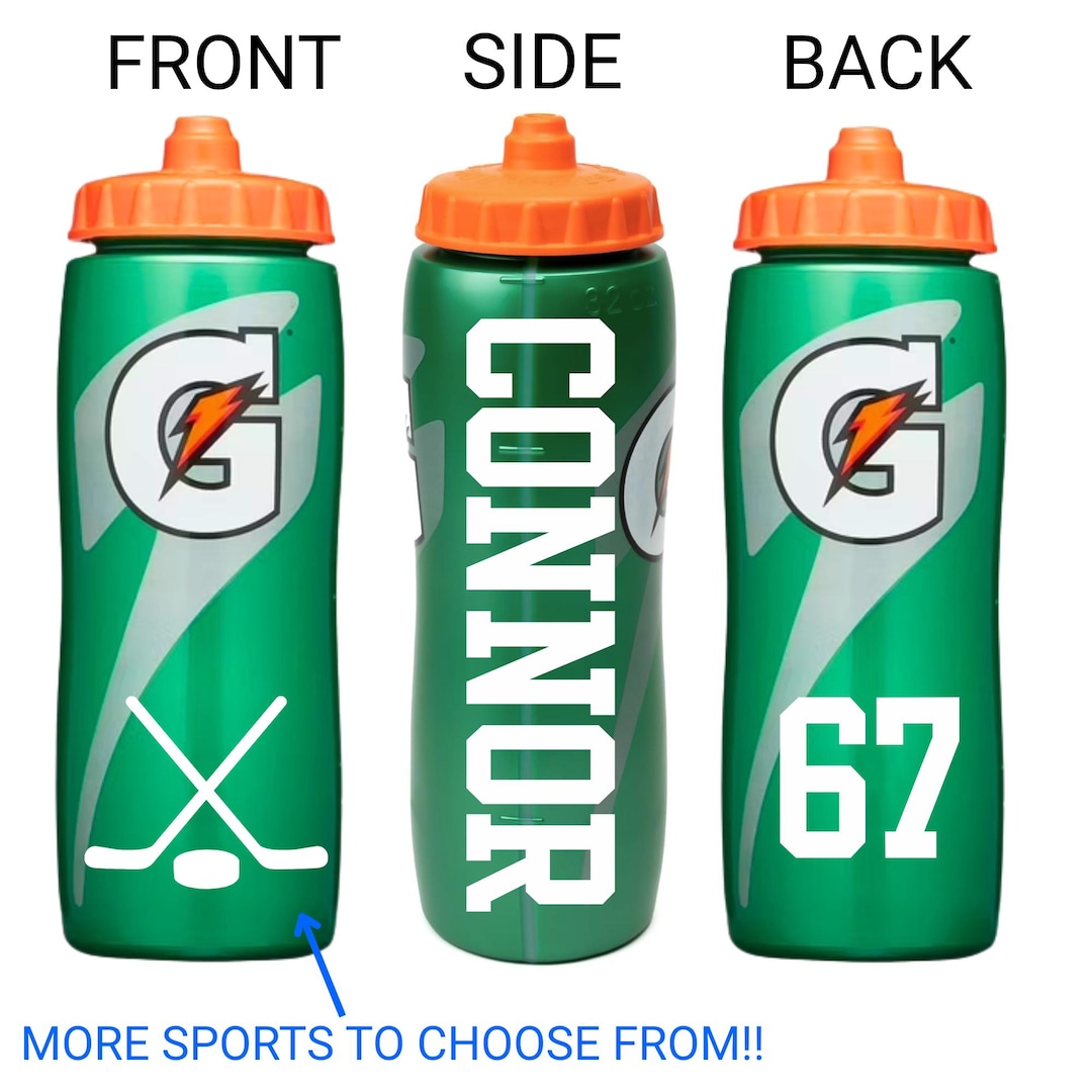 Personalized Gatorade Bottle, Custom Sports Water Bottle, Team Gift ...