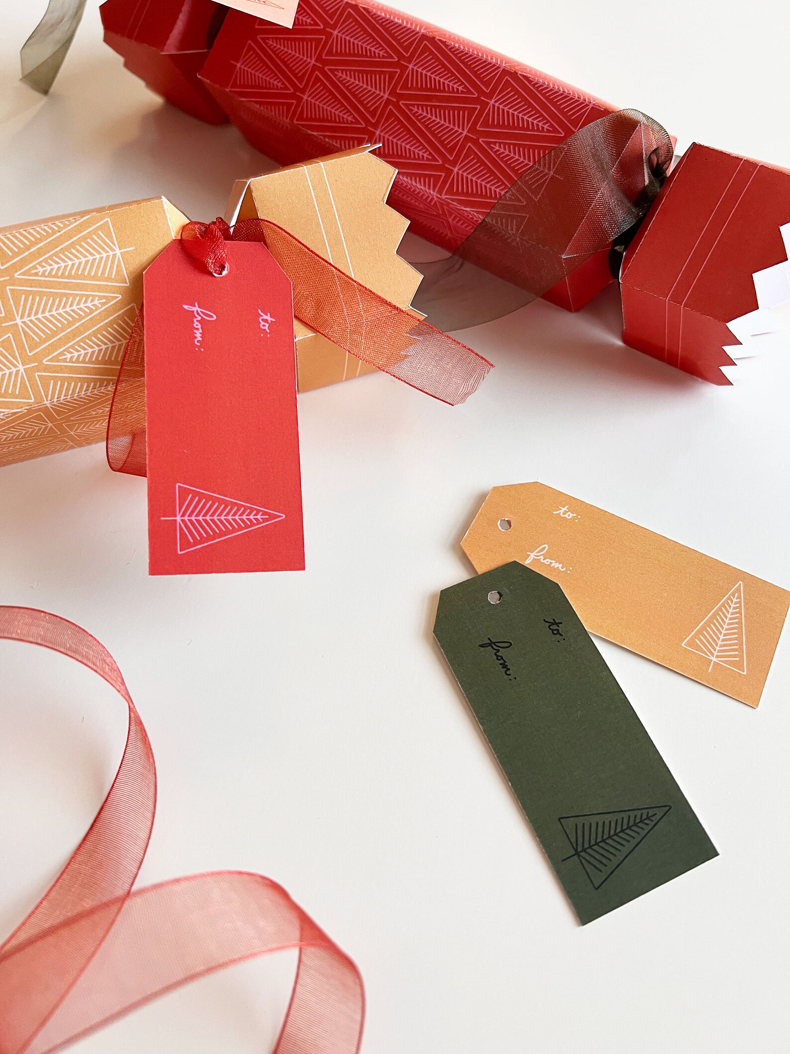 Scandi Holiday Trees Candy/gift Boxes, DIY Downloadable - Etsy