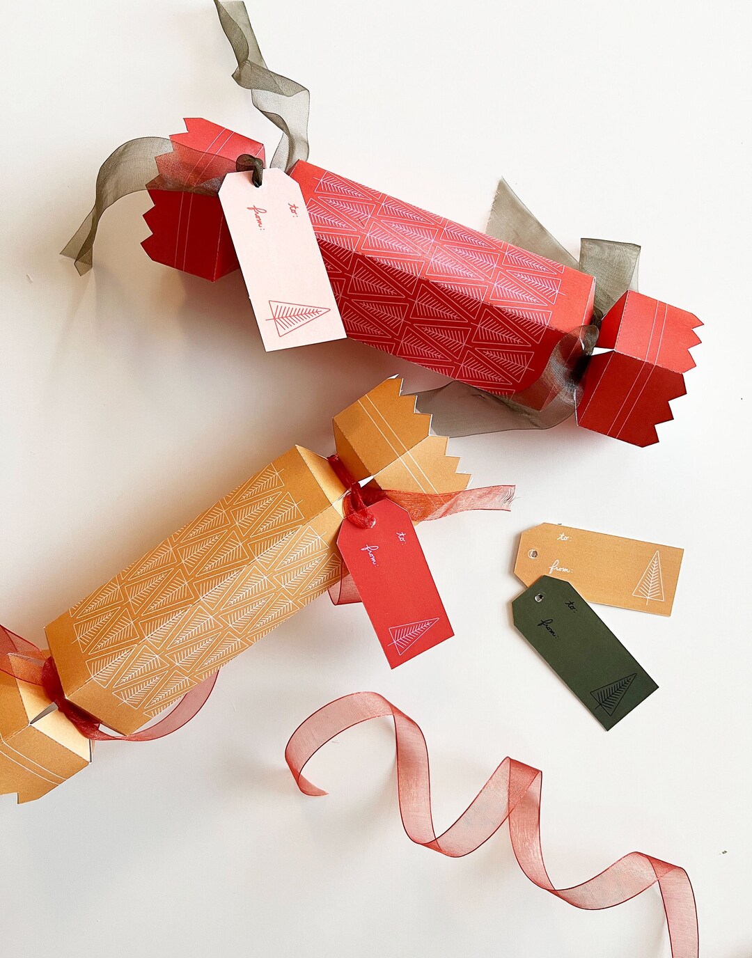 Scandi Holiday Trees Candy/gift Boxes, DIY Downloadable - Etsy