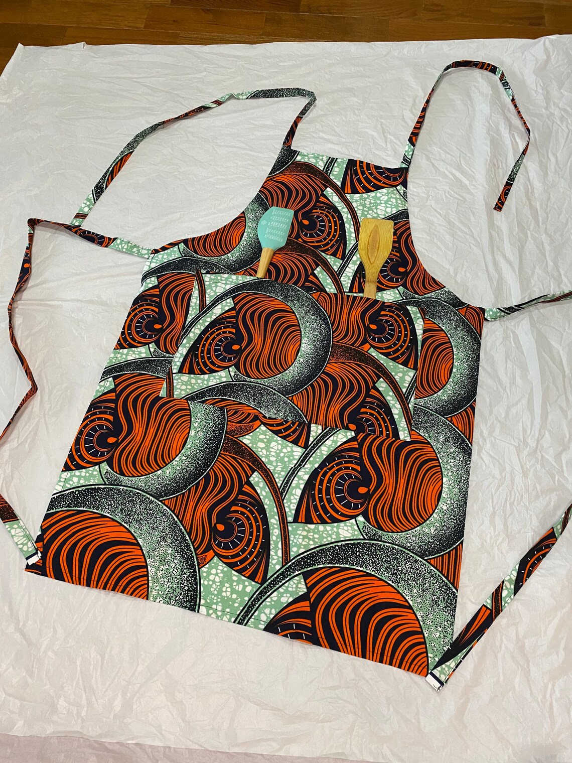 Apron Ankara Apronafrican Apron Kitchen Linen Christmas - Etsy
