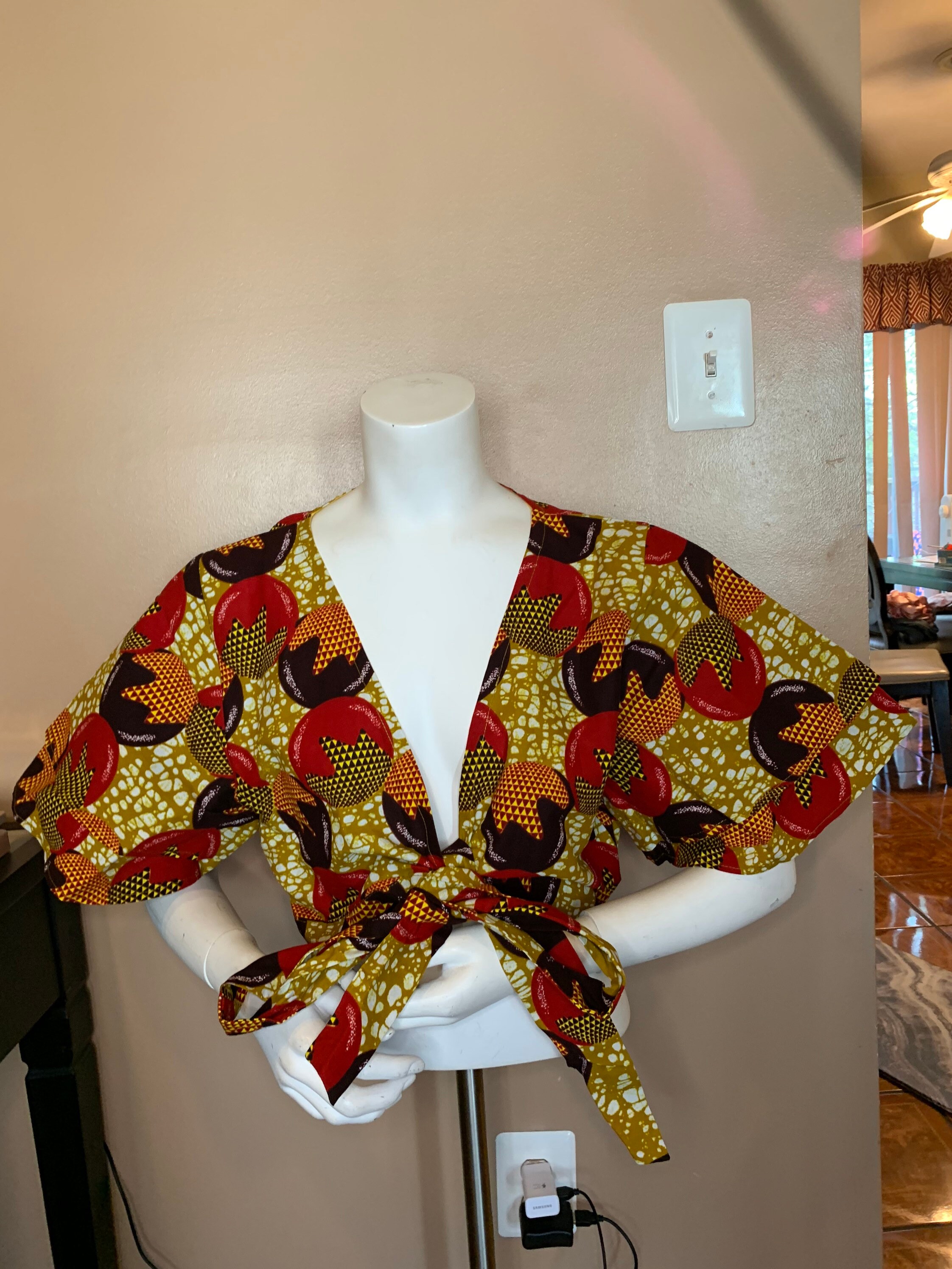 Ankara Crop Top African Blouse Crop Top Summer Top African - Etsy