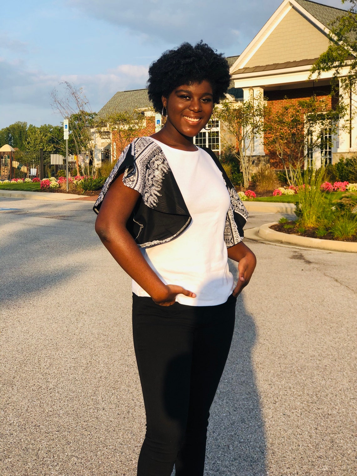 A Touch of Dashiki Tank Top Ankara Top Dashiki Top Kitenge | Etsy