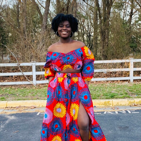 Ankara Crop Top Etsy