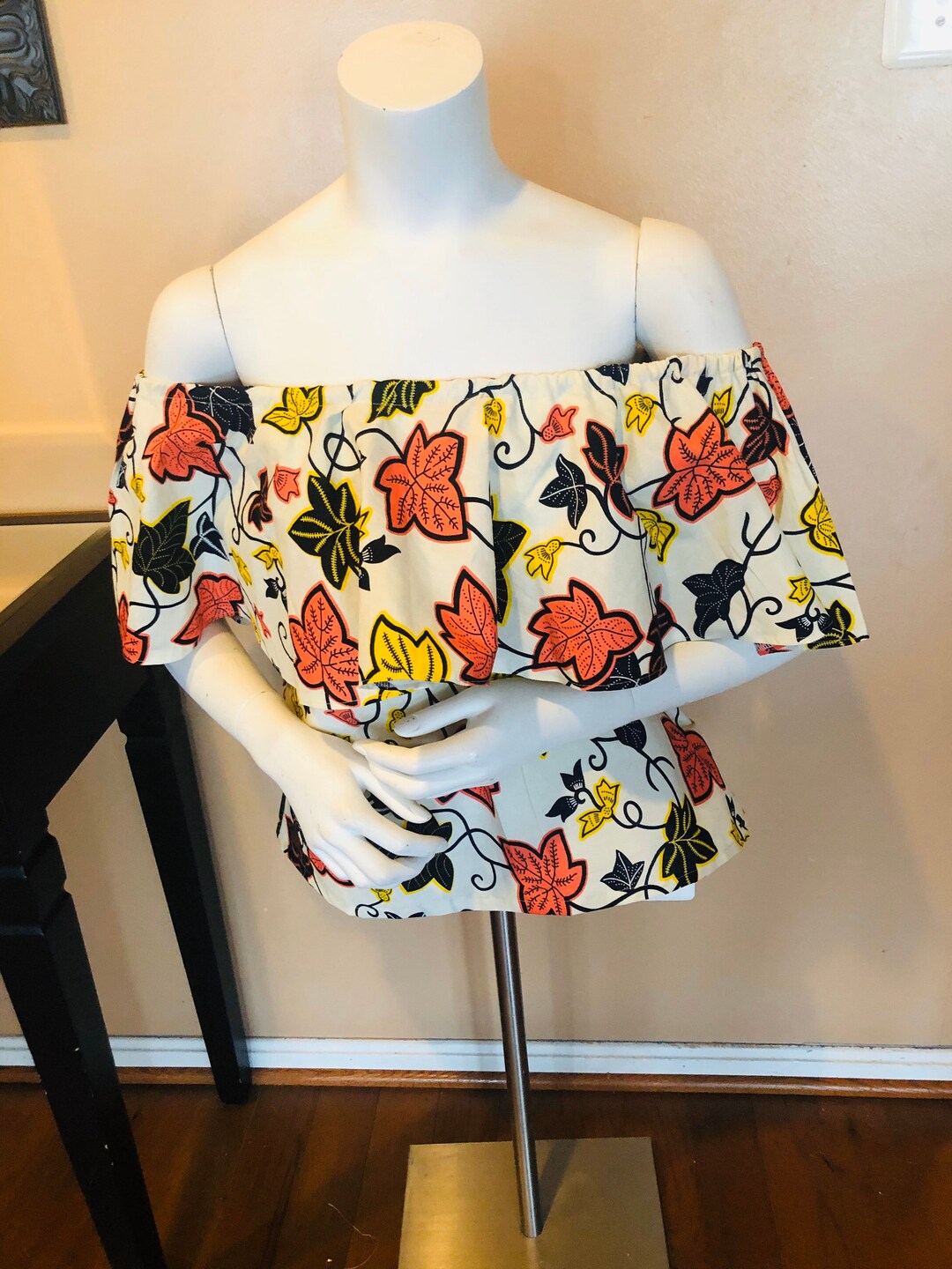 Ankara Spring off Shoulder Top, Ankara Multi-wear Top, African Print ...