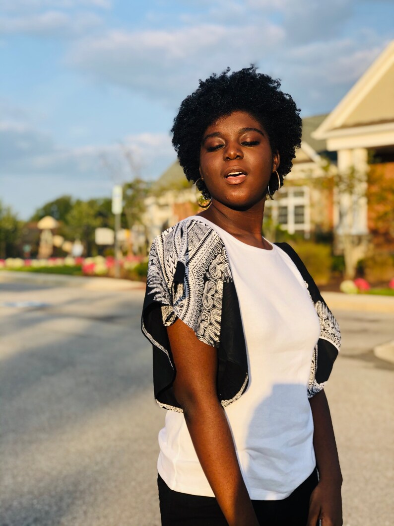 A Touch of Dashiki Tank Top Ankara Top Dashiki Top Kitenge | Etsy