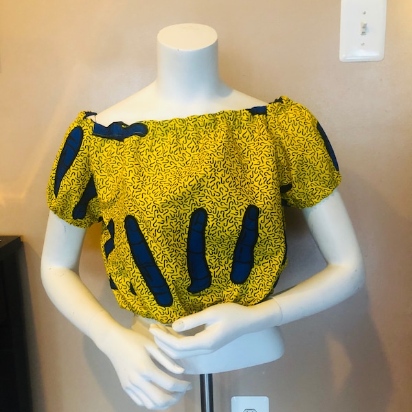 African Print Top - Etsy