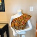 Kente Print Off-shoulder Crop Top - Ankara Kitenge Style - Etsy