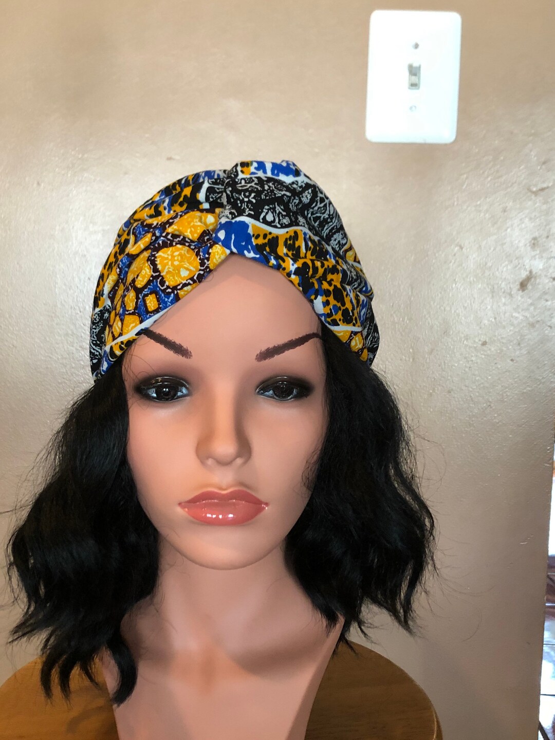 Ankara African Print Turban: Satin-lined Headwrap - Etsy