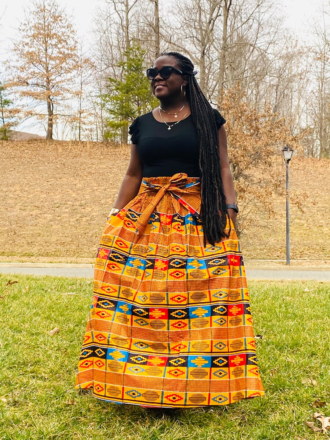 Kente Skirt Kente Maxi Skirt African Skirt Ankara Skiy Etsy