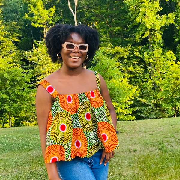 Ankara Crop Top - Etsy