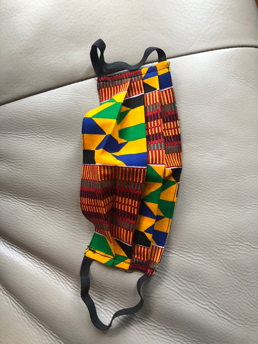 African Print Cotton Face Mask: Kente Ankara Cloth Mask - Etsy