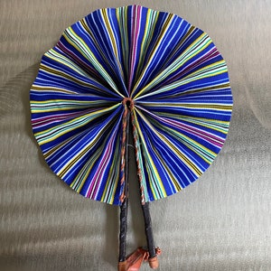 Ankara Fan, Fabric Fan, Ghana Fan, Kente Fan, Occasion Accessories ...