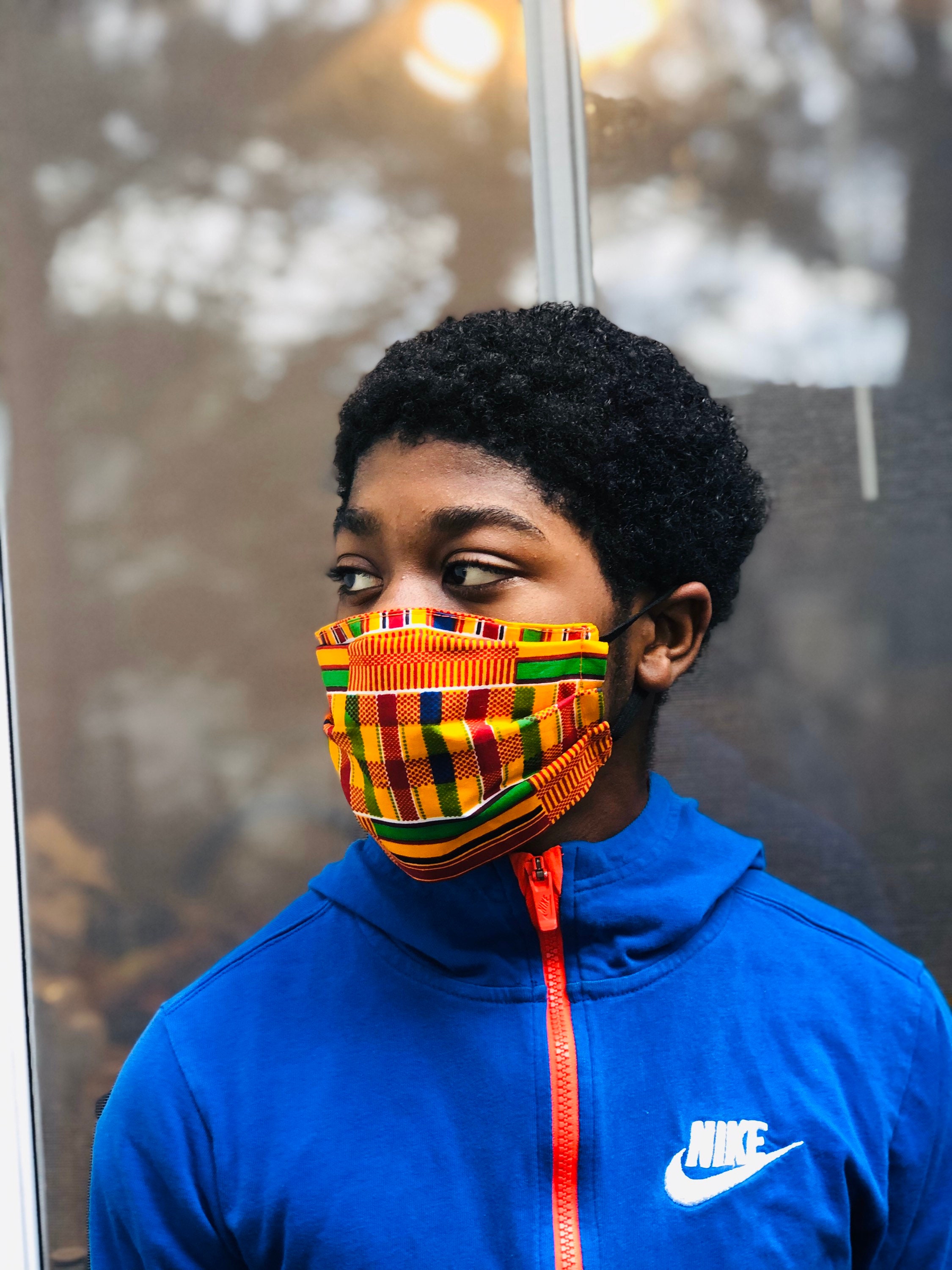 Kente Face Mask Cotton Face Mask Reversible Face Mask - Etsy