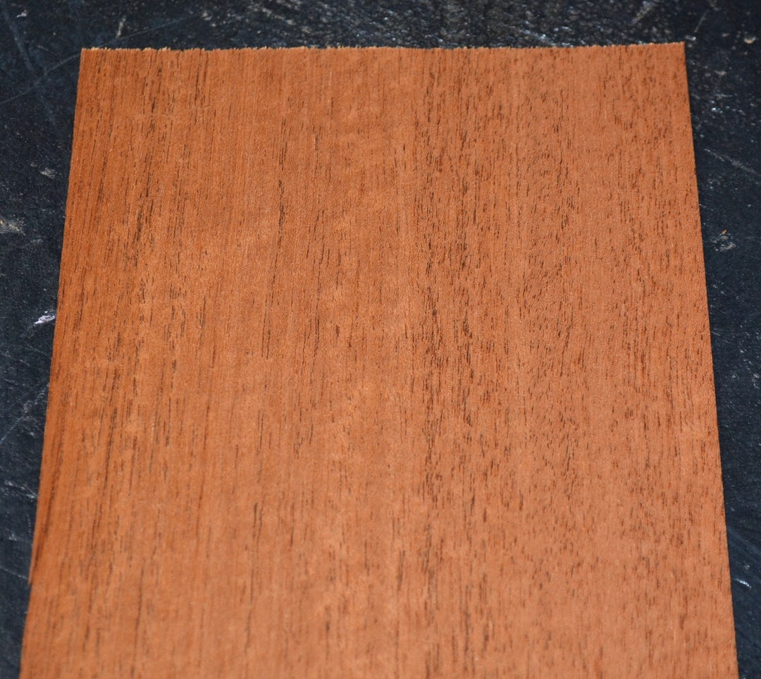 Big Leaf Mahogany Wood Veneer Sheet 5 X 13 Inches - Etsy