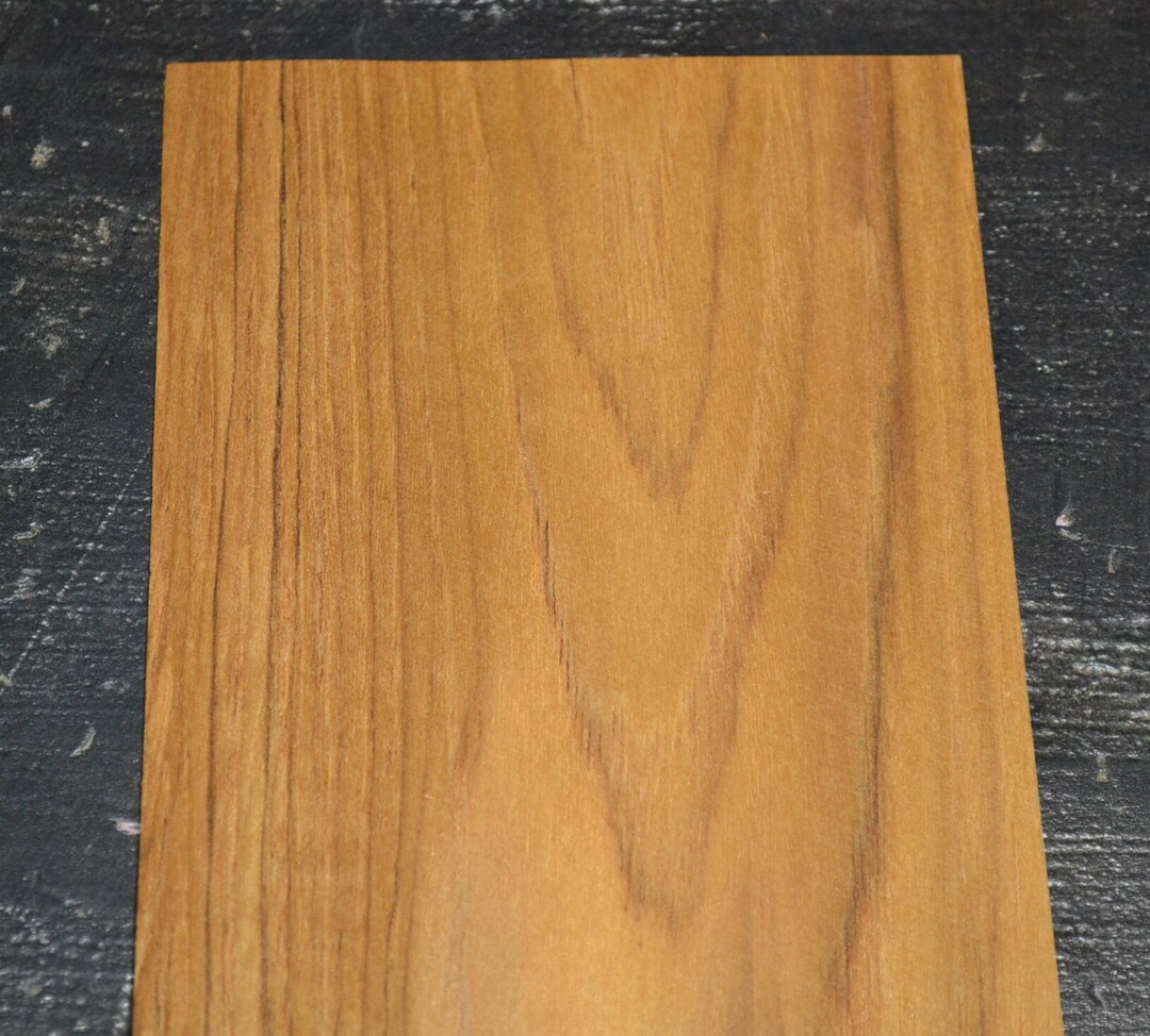 Teak Raw Wood Veneer Sheet 5 X 18 Inches 1/42nd or .6mm Thick - Etsy