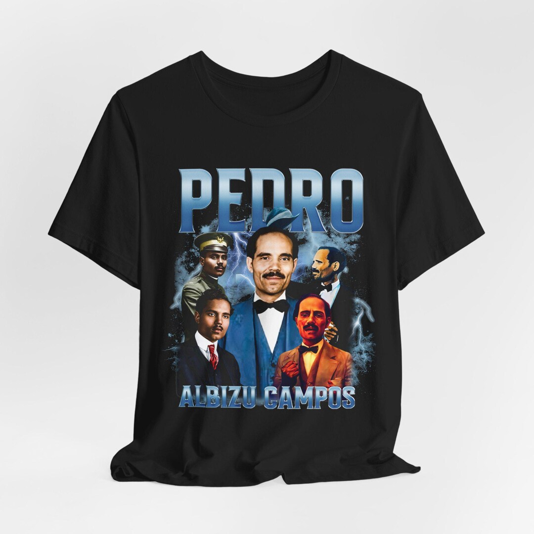Pedro Albizu Campos T-shirt: Puerto Rican Independence Leader Tee - Etsy