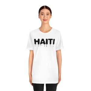 Haiti Drip T-shirt - Haiti Shirt- Haiti Clothing- Haitian Flag- Haiti ...