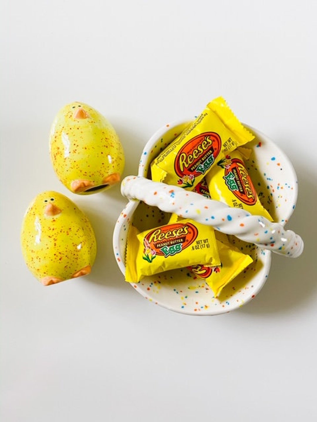 Ceramic Easter Basket, Easter Decor, Easter Decorations, Easter Basket ...