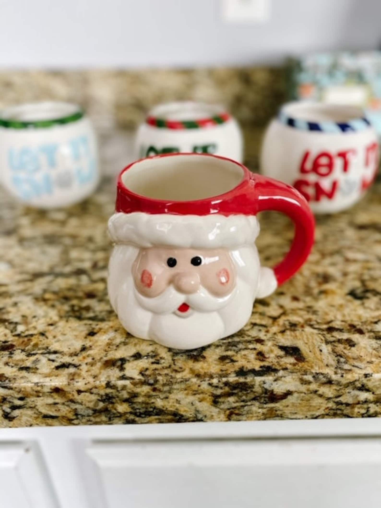 Big Ceramic Santa Mug Santa Clause Christmas Decor Drinking | Etsy