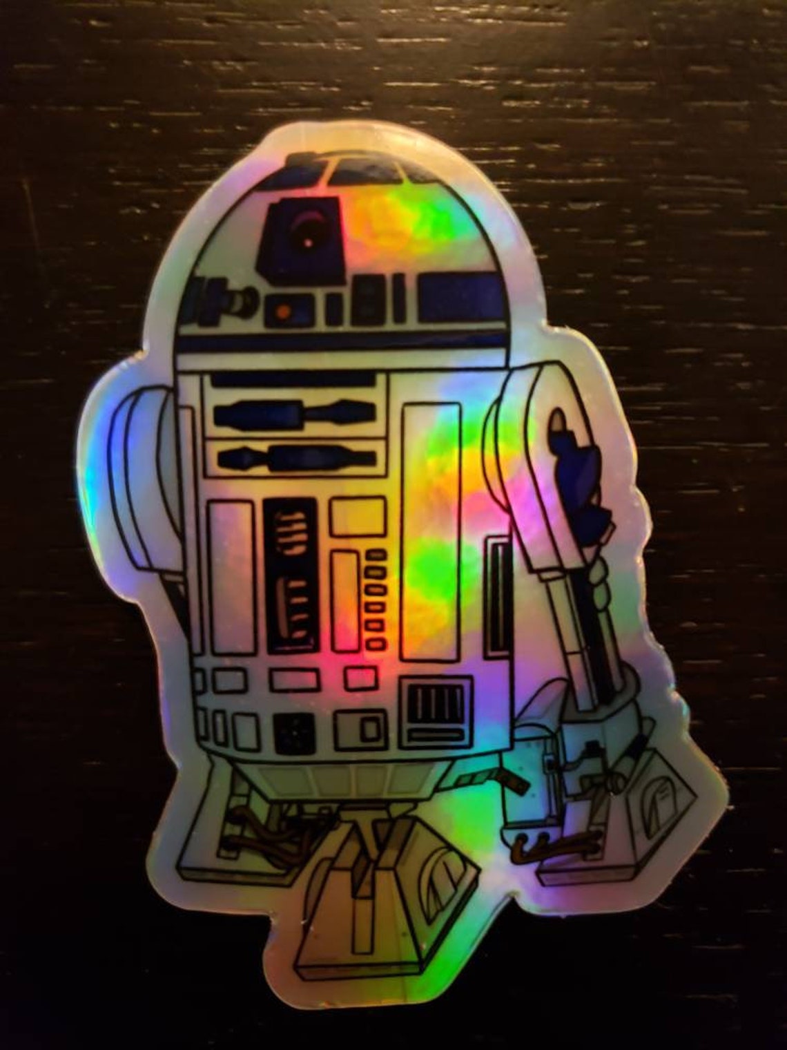 Metallic R2D2 Sticker - Etsy