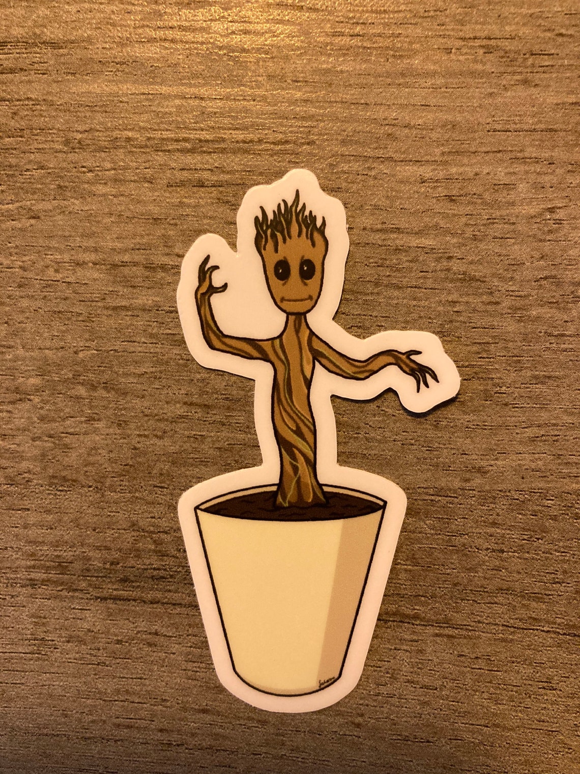 Baby Groot Sticker - Etsy