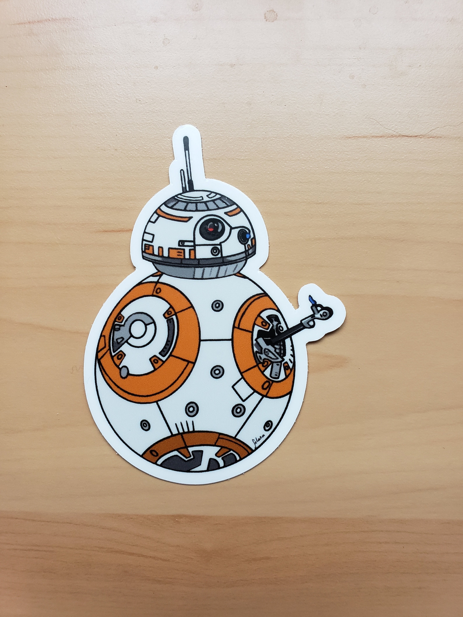 BB8 Sticker - Etsy
