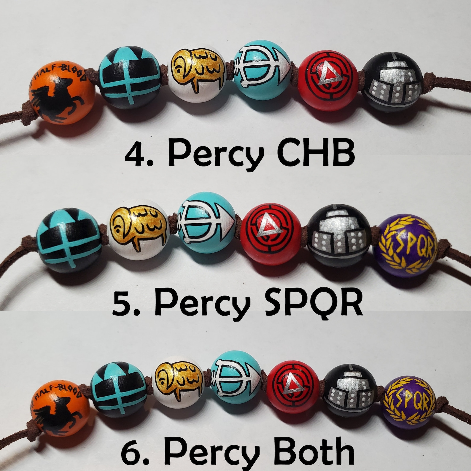 CHB/SQPR Percy's Camp Half-blood Bead Necklace - Etsy