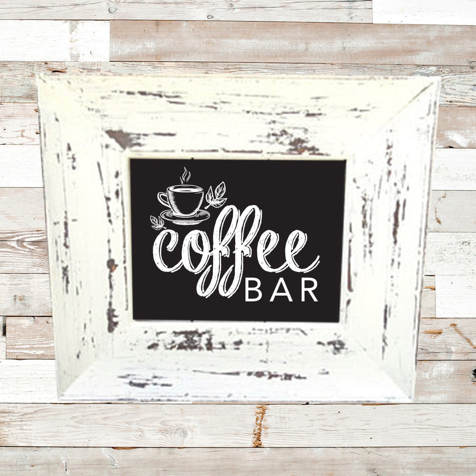 Coffee Bar Sign / Coffee Bar / Rustic Coffee Bar / Farmhouse - Etsy