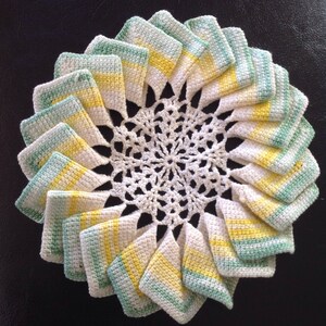 Vintage Pleated Doilies Trio - Etsy
