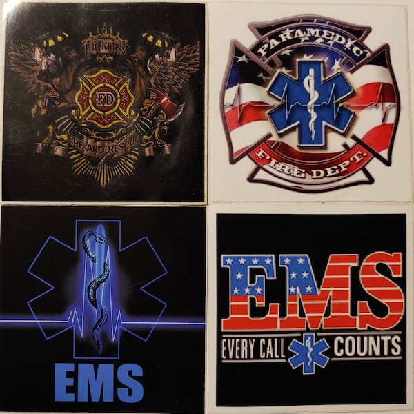 Fire Dept Decal - Etsy