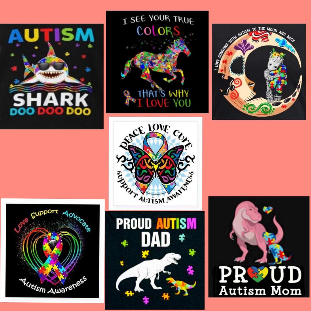 Autism Support 4x4 Window Decal Car Sticker 7 - Etsy