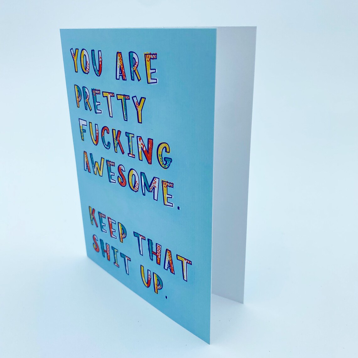 You're Awesome Card Greeting Cards Love Valentine's - Etsy Israel