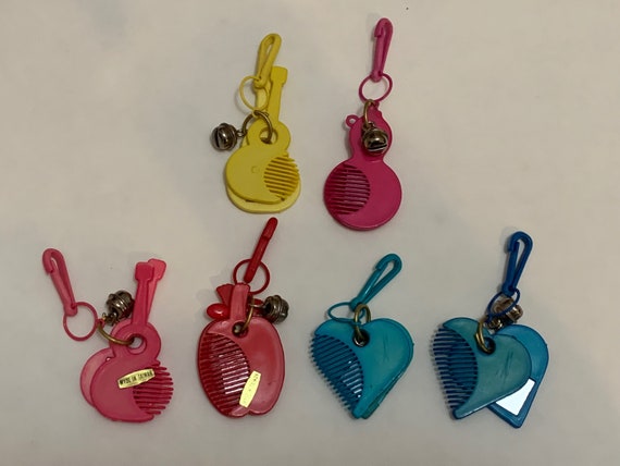 1980s Bell Clip Charms Comb with Mirror New Collectib… - Gem
